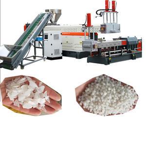 China Recycling Extruder Plastic Granulating Machine 120KW For Pellet Making Line for sale