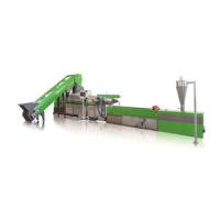 China PP PE Film Plastic Pellet Making Machine Granulating 150kg With Compactor for sale