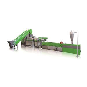 China PP PE Film Plastic Pellet Making Machine Granulating 150kg With Compactor for sale