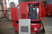 China Low Decibel 10hp Small Rotary Screw Air Compressor With Tank / Dryer High Efficiency for sale