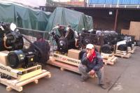 China Industrial High Pressure Piston Air Compressor Booster Energy Saving SIEMENS Motor for sale