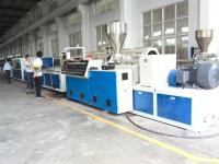 China Composite Wood Plastic Profile Production Line Extrusion Machine Double Screw for sale