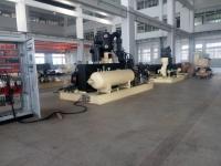 China Oil Free High Pressure Piston Air Compressor 40bar With PLC Control for sale