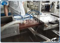 China Wooden Plastic Composite Door Profile Extrusion Line , Profile Making Machine for sale