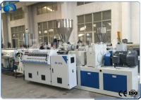 China Double Screw PVC Plastic Pipe Manufacturing Machine , Plastic Sheet Extrusion Machine for sale