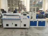 China PVC Pipe / Plastic Profile Twin Screw Extruder Machine High Extruding Output for sale