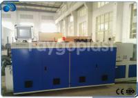China Conical Twin Screw Extruder Machine , PVC Pipe Manufacturing Machine High Precision for sale