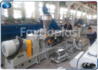 China Parallel Co Rotating Twin Screw Extruder , PVC Pipe Making Machine PLC Control for sale