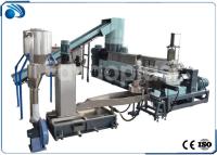 China PE PP BOPP Film / Bag Plastic Pelletizing Machine With Single Screw Extruder for sale