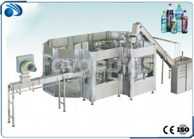 China 3 in 1 Automatic Bottle Filling Machine For Carbonated Drink / Juice Soft Drink 200-2000ml for sale
