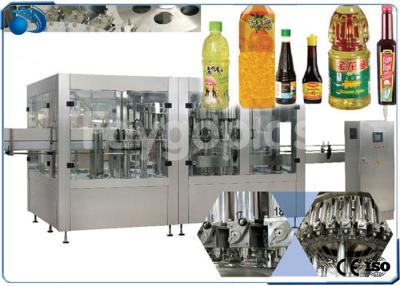 China 2 In 1 Edible Oil Filling And Capping Machine , PET Bottle Filling Machine High Speed for sale