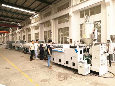 China Plastic PU PA Pipe Extrusion Machine Double Screw Extrusion Machine for sale