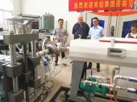 China Plastic PU PA Pipe Extrusion Machine Double Screw Extrusion Machine for sale