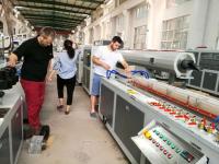 China WPC PVC PP PE Wood Plastic Profile Machine Production Line With CE Certificate for sale