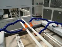 China WPC PVC PP PE Wood Plastic Profile Machine Production Line With CE Certificate for sale