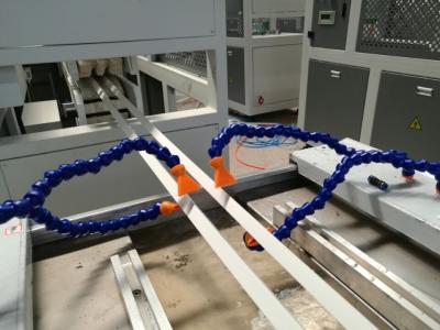 China WPC PVC PP PE Wood Plastic Profile Machine Production Line With CE Certificate for sale