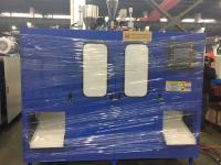 China Double Station Extrusion Blow Plastic Bottle Manufacturing Machines For Gallon Buckets for sale