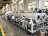 China Plastic Pvc Double Pipe / Profile Plastic Extruder Machine Single Screw Extruder for sale