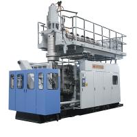 China Plastic Double L Ring 250 Liter Drum Blowing Machine with Mitsubishi PLC for sale