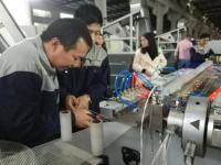 China WPC PVC PP PE Wood Plastic Profile Production Line , Plastic Profile Extrusion Line for sale