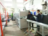 China WPC PVC PP PE Wood Plastic Profile Production Line , Plastic Profile Extrusion Line for sale