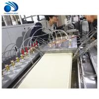 China High Speed Pe Pe Extruder Machine , Wood Floor Vc Profile Extrusion Line for sale