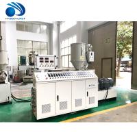 China Twin Screw 20-110mm Pvc Pipe Making Machine PP PE HDPE Tube Extrusion for sale