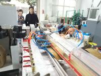 China CE PVC Profile Making Machine / Window Pvc Profile Production Line Stable Running for sale