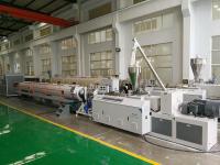 China High Capacity Plastic Profile Production Line , Pvc Pipe Manufacturing Machine for sale
