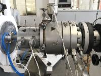 China High Capacity Plastic Profile Production Line , Pvc Pipe Manufacturing Machine for sale