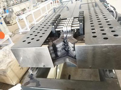 China Flexible Corrugated Pipe Making Machine , Plastic Pipe Manufacturing Machine for sale