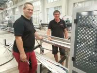 China Super Pvc Profile Extrusion Line , Pvc Profile Extrusion Machine For Folding Door Making for sale