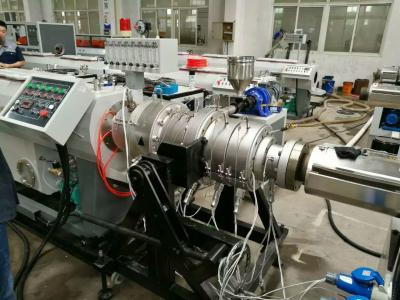 China PPR Pipe Making Machine , Plastic Tube Making Machine PP PE Pipe Extrusion for sale