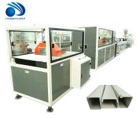 China Panel Making Plastic Profile Production Line , Ceiling Pvc Window Profile Extrusion Line for sale
