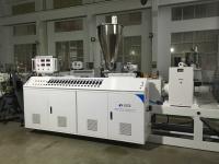 China Twin Screw Plastic Extruder Machine For PVC Pipe Sheet Profile And Granules for sale