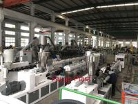 China Twin Screw Plastic Extruder Machine For PVC Pipe Sheet Profile And Granules for sale