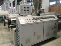 China Conical Double Screw Extruder , Plastic Extrusion Machine For PVC Material Product for sale