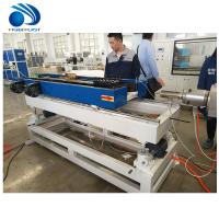 China CE Plastic Pipe Manufacturing Machine Conduit Corrugated Tube Making for sale