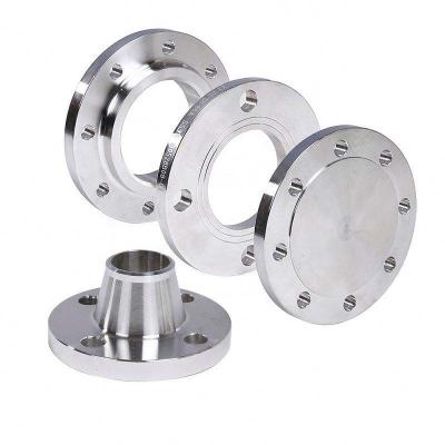 China Duplex Stainless Steel WN Flange with Weld Overlay Cladding and Galvanized Surface Treatment for sale