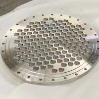 China X6CrNiTiB18-10 CNC Machining Heat Exchanger Duplex Stainless Steel Hole Flange Tube Sheet Flange 1.4941 FLANGES for sale