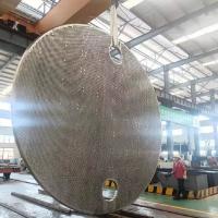 China X6CrNiTiB18-10 CNC Machining Heat Exchanger Duplex Stainless Steel Hole Flange Tube Sheet Flange 1.4941 FLANGES for sale