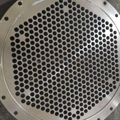 China Flange Tube Sheet for Heat Exchangers Ø1270 mm Thickness 148 mm Material A182 F316L for sale