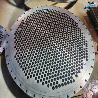 China Flange Tube Sheet for Heat Exchangers Ø1270 mm Thickness 148 mm Material A182 F316L for sale