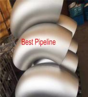 China Lasbocht Elbow Lasbochten 90° voor de voedingsmiddelenindustrie in Inch en DIN afmetingen (DIN 11852 BS) Keuringsrapport for sale