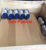 China Lasbocht Elbow Lasbochten 90° voor de voedingsmiddelenindustrie in Inch en DIN afmetingen (DIN 11852 BS) Keuringsrapport for sale