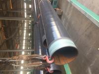 China 3PE  FBE  GB8162 Coating Steel Pipe , Black Epoxy Coated Steel Gas Pipe for sale