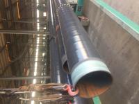 China 3PE  FBE  GB8162 Coating Steel Pipe , Black Epoxy Coated Steel Gas Pipe for sale