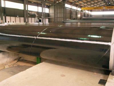 China 3PE Three Layer Coated Steel Pipe , DIN30670 Coated Gas Pipe Underground for sale