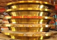 China ASME B16.47 Flat Face Weld Neck Flange , Long Weld Neck Flange 300lbs Pressure   Kerkau (USA), Kofco (Korea), Maass (USA for sale