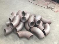 China Codos 90º Radio Corto Stainless Steel Pipe Fittings Welded , Butt Weld Tube Elbow for sale